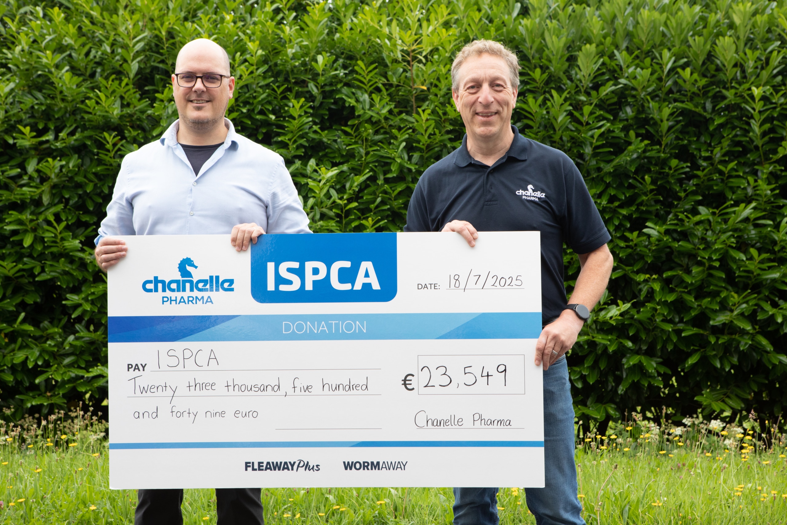 ISPCA thanks Chanelle Pharma for Remarkable Donation - ISPCA